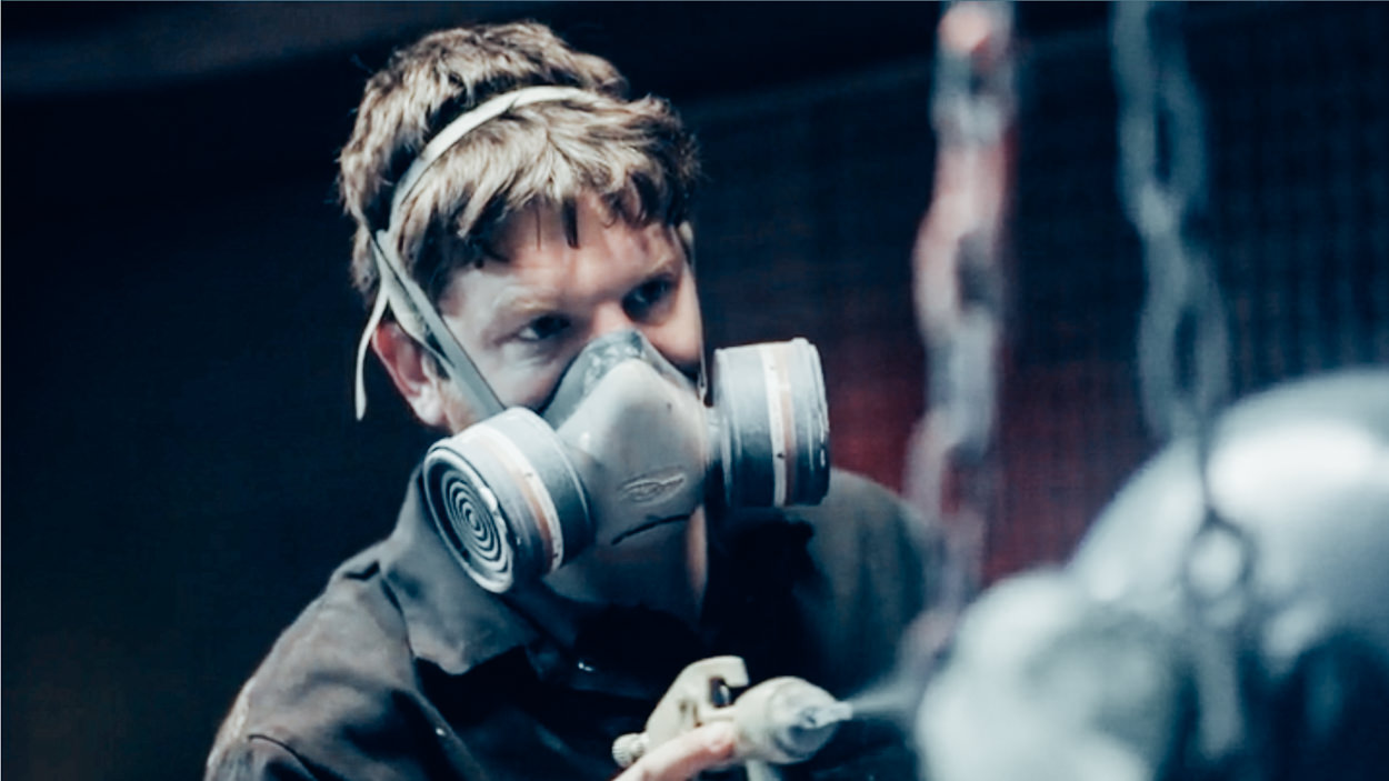 A Day in the Life of a Spray Painting Operative - Apex Hydraulics